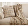 Saro Sevan Checkered Cotton Throw & Reviews | Wayfair